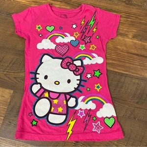 Hello Kitty | Shirts & Tops | Sanrio Hello Kitty Pink Graphic Tshirt ...